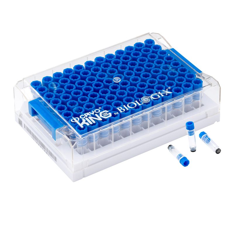SBS Combo 0.5ml Cryogenic Vials with Racks | Bottom Barcode | Internal ...