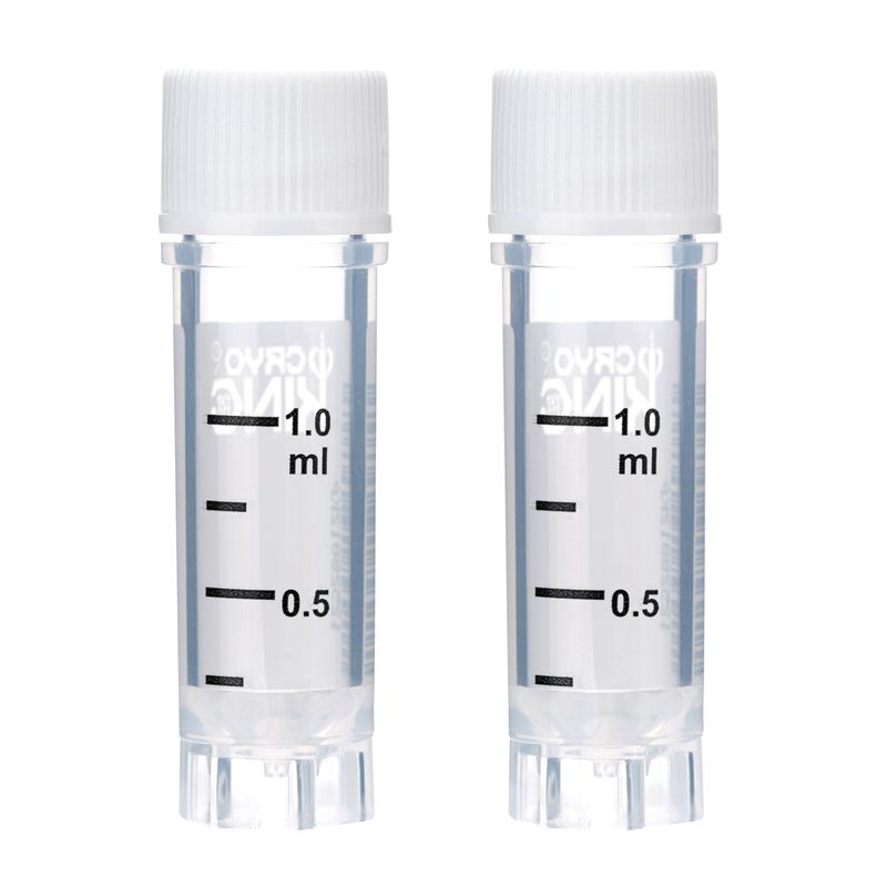 CryoKING Cryogenic Vials | Side-Coded | 7 Colors Vials for Lab Use