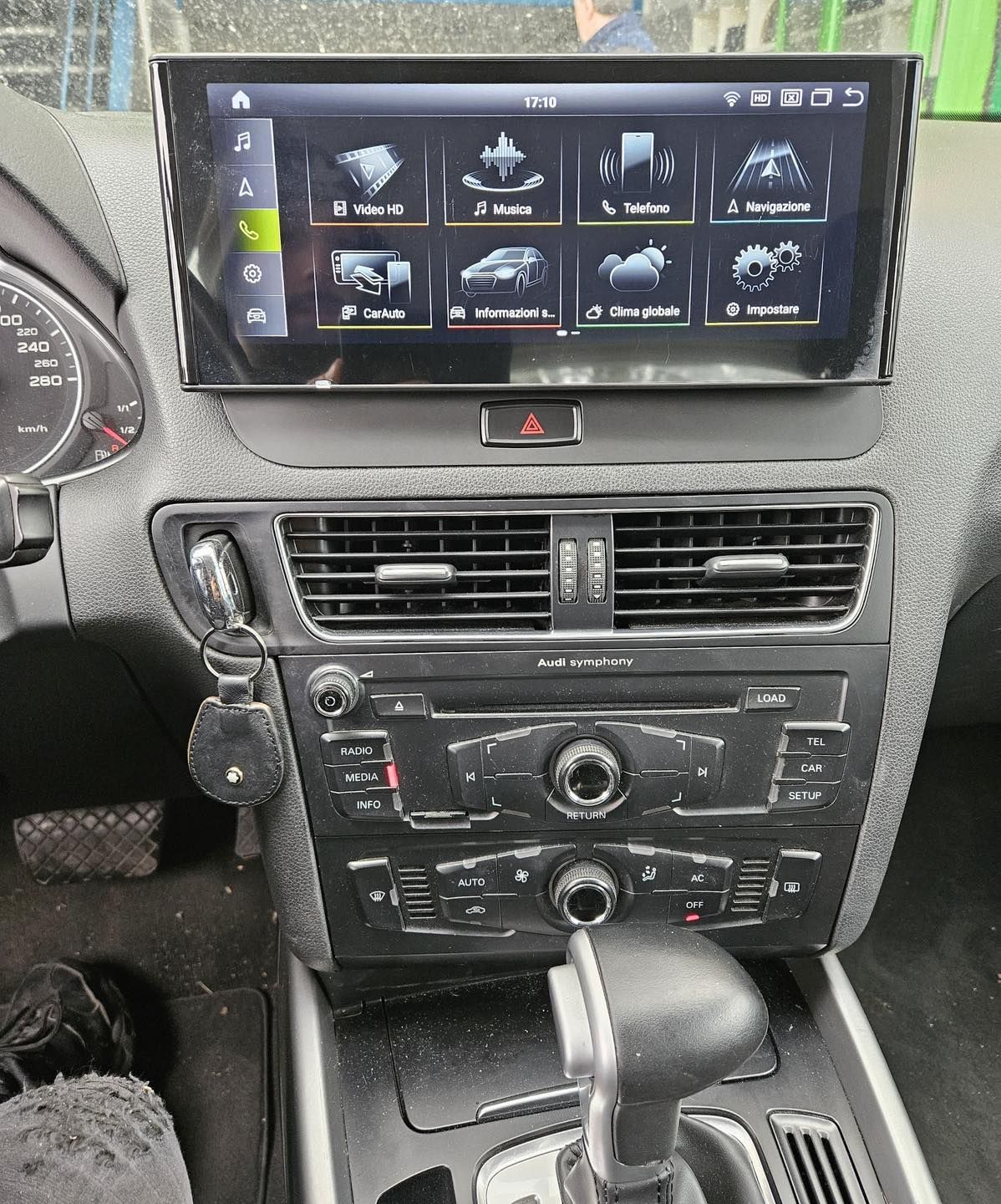 CARTABLET 10,25"ANDROID 13 6GB RAM 128GB ROM CARPLAY AUDI A4 A5 Q5 ...
