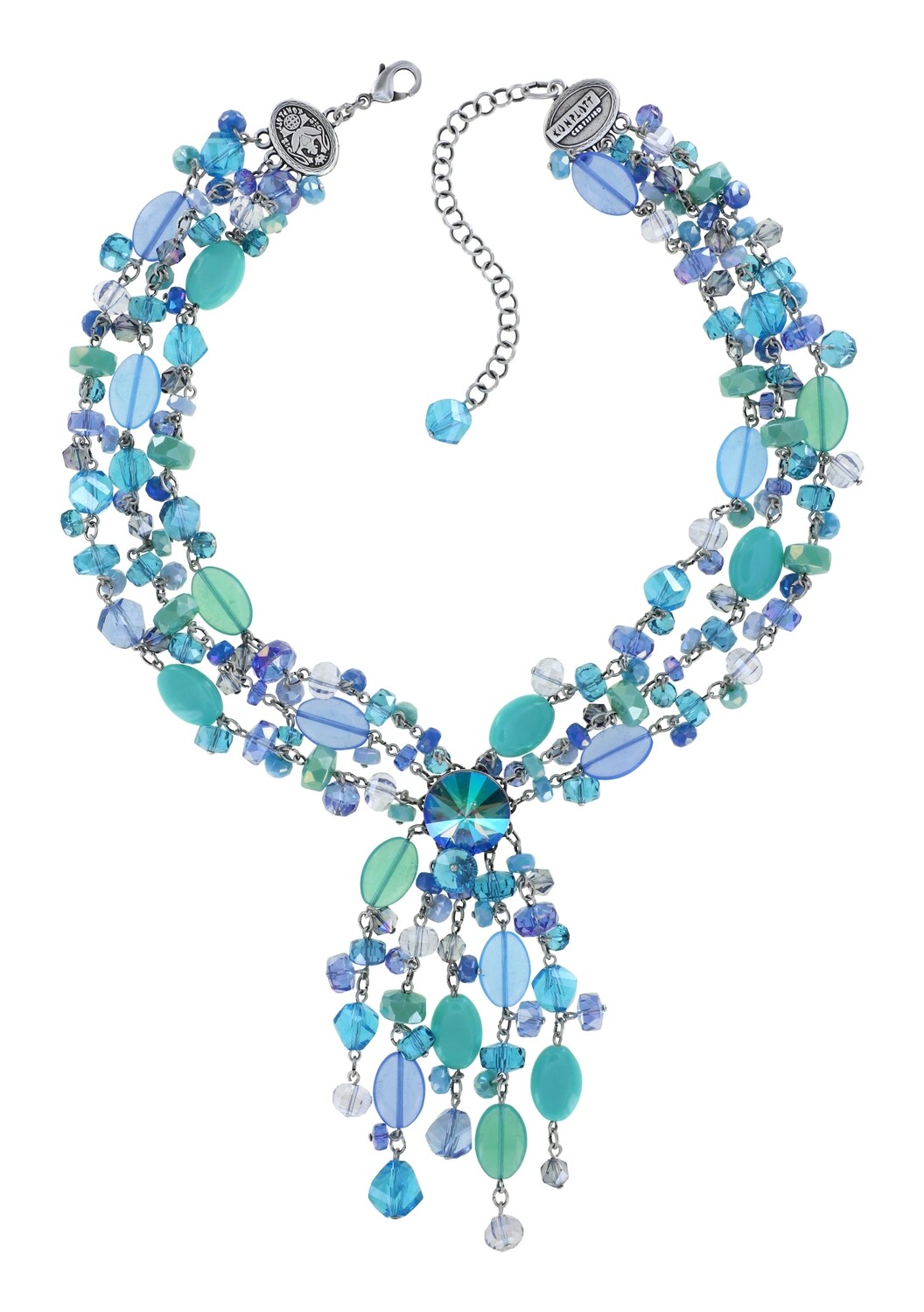 Konplott Collier "Jelly Flow" blau
