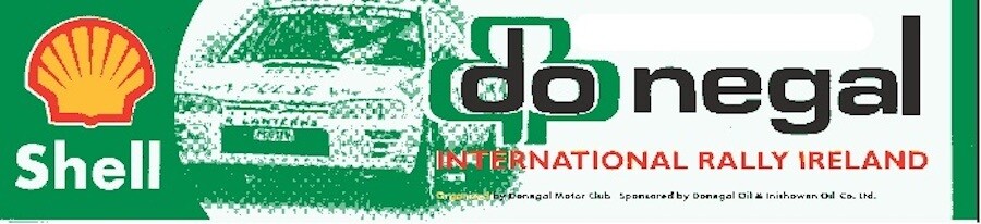DONEGAL INTERNATIONAL RALLY RETRO MERCHANDISE