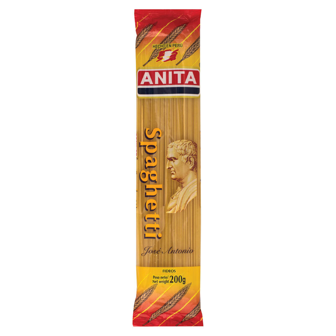 Fideo Spaguetti Anita 50 pack de 200 Gramos