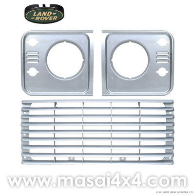 Front Grille and Headlight Surround Kit (Black / Silver / Grey) – Puma ...