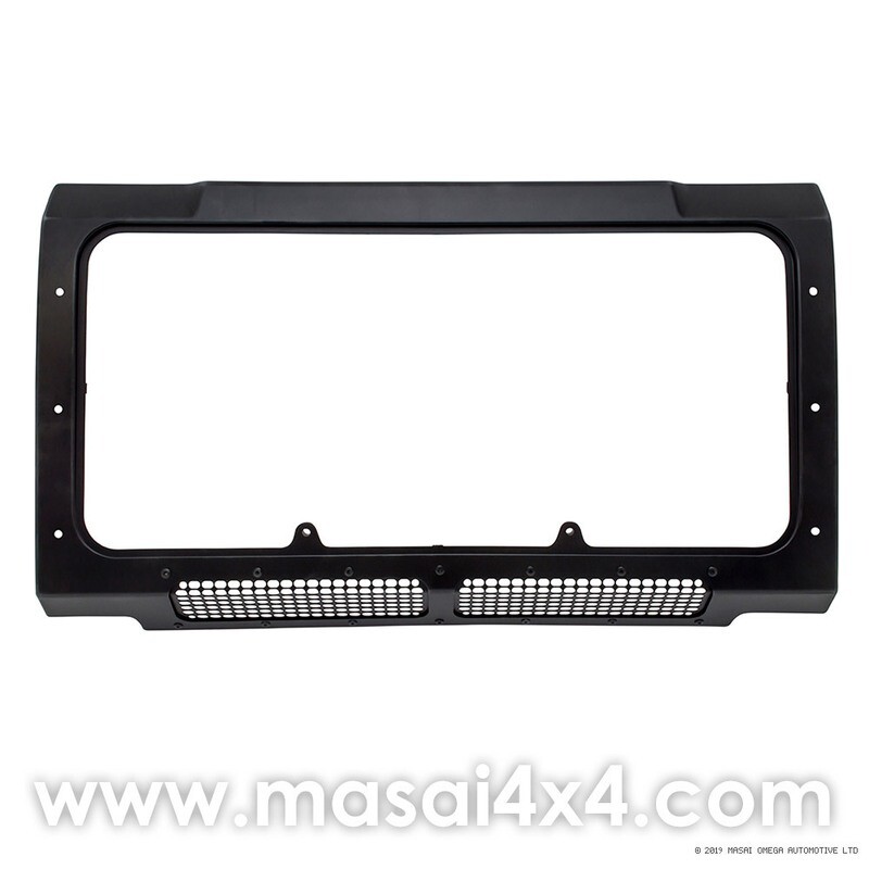 Front Panel Frame for Grille – Defender (Air Con Models) – Black with ...