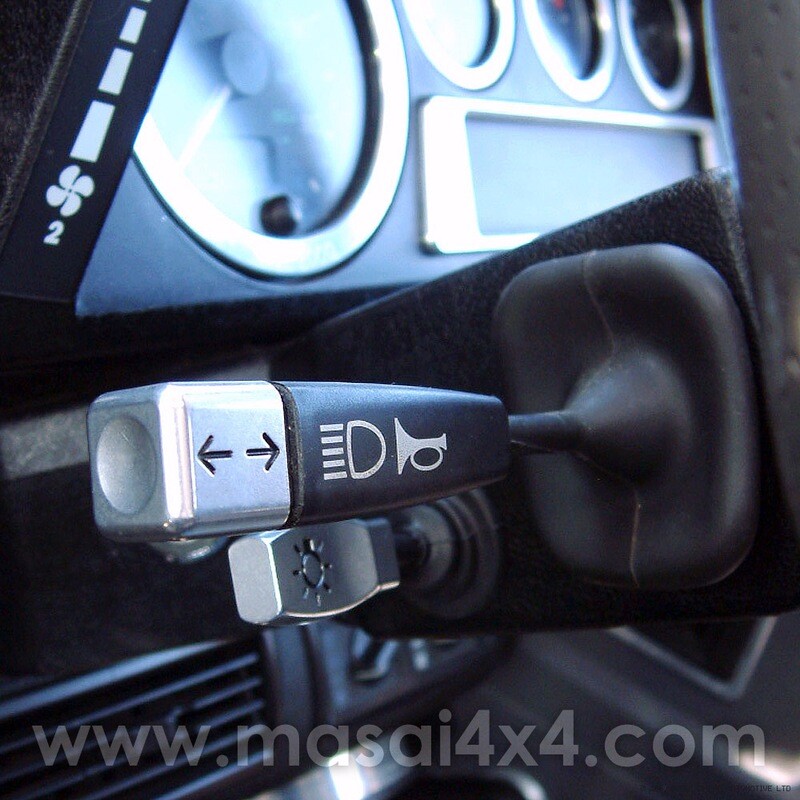 Billet Aluminium Indicator / Wiper and Headlight Switch End Caps for ...