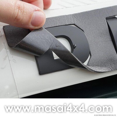 “DEFENDER” Bonnet Raised 3D Lettering Decals – for New Defender Bonnets ...