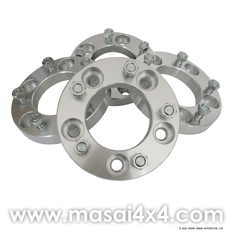 Wheel Spacers 30mm with Nuts – Set of 4 – For Land Rover Defenders ...