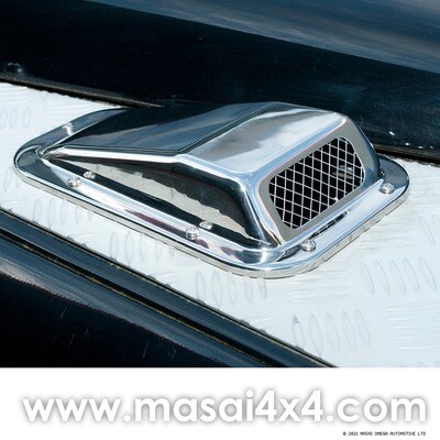 Wingtop Air Intake for Defender 90/110 (Steel / Stainless) – PAIR ...