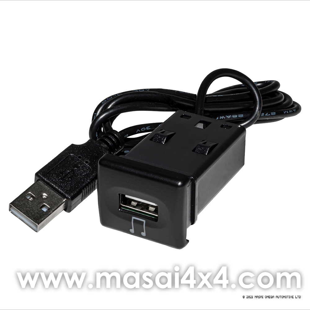USB Extension Socket for Land Rover Media/Audio – Spare Wheel Carriers ...