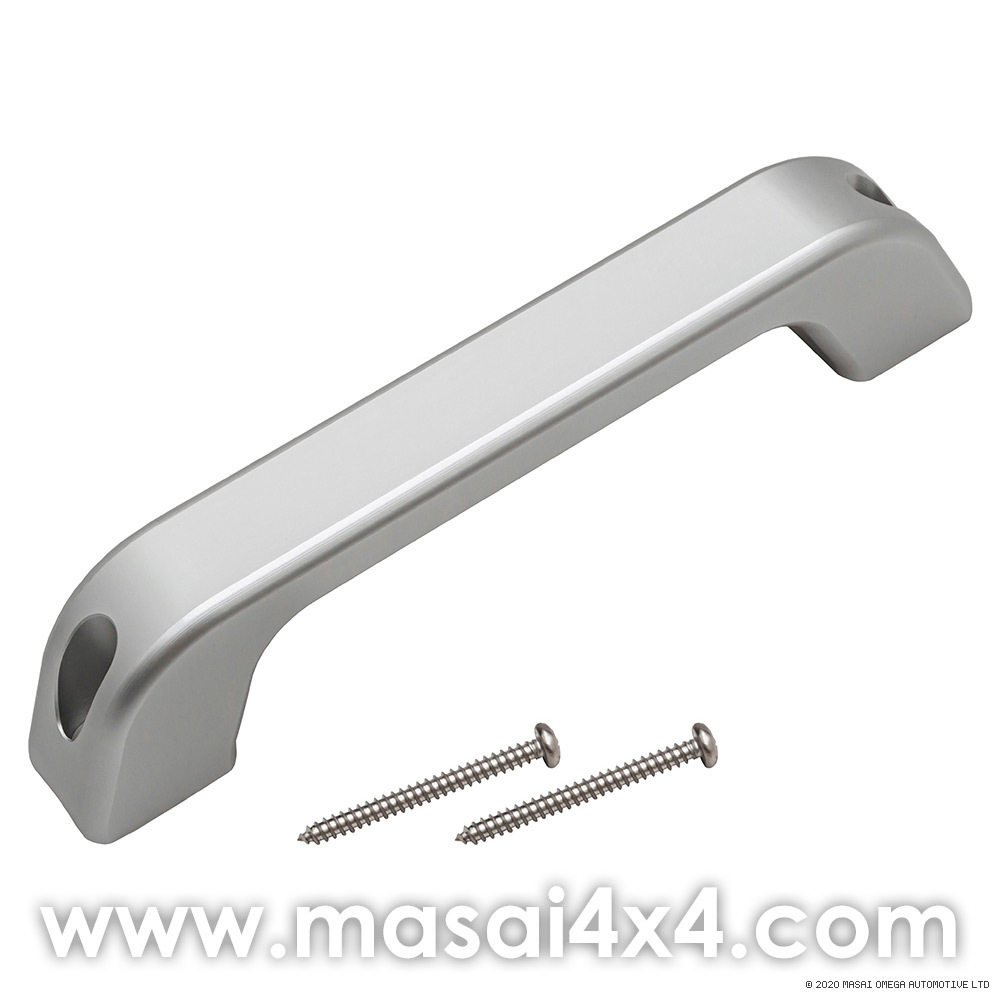 Billet Aluminium A-Pillar Grab Handle (Silver/Black) – Defender 1987 ...