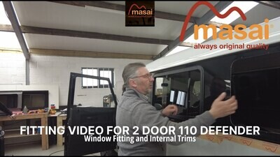 Sliding Side Windows for Defender 110 2-Door 200TDI, 300TDI, TD5 & PUMA ...
