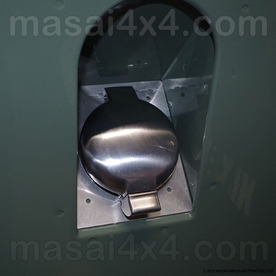 Retro Polished Aluminium Lockable Fuel Cap Assembly for Defenders ...