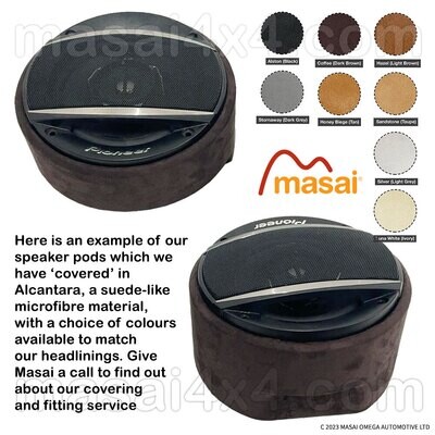 Masai Rear Speaker Pods for Land Rover Defenders – two sizes (pair ...