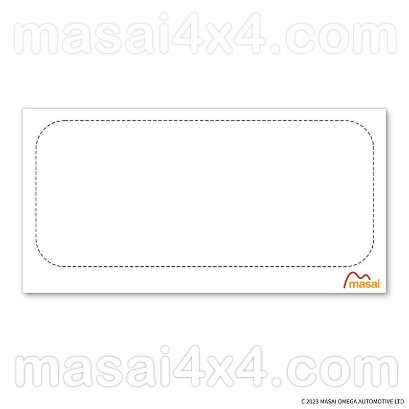 Paper Template – to help cut out aperture for standard Defender sun ...