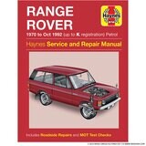 Range Rover Classic (1970 to 1992) – Haynes Service and Repair Manual ...