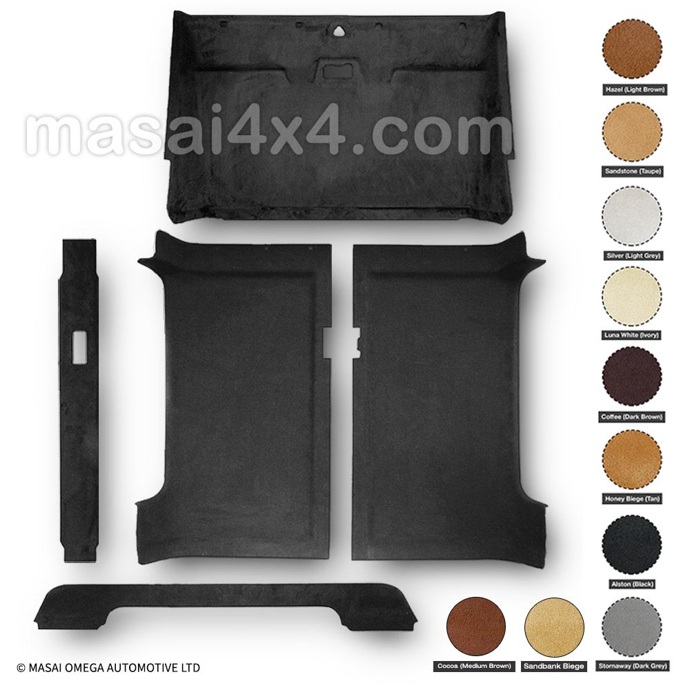 Headlining / Roof Lining Kit for Land Rover Defender 90 (5pc Kit ...