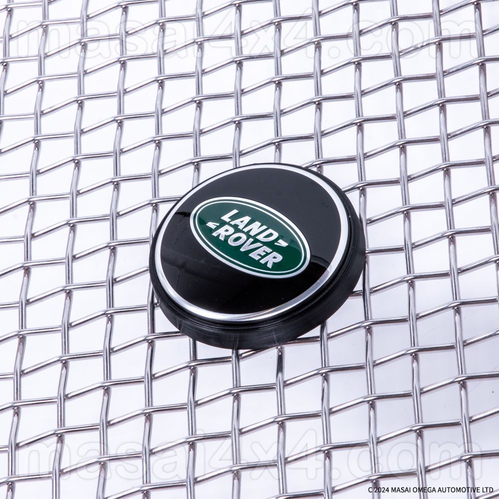 CIRCULAR BADGE FOR LAND ROVER DEFENDER (BLACK OR SILVER) WITH BADGE ...