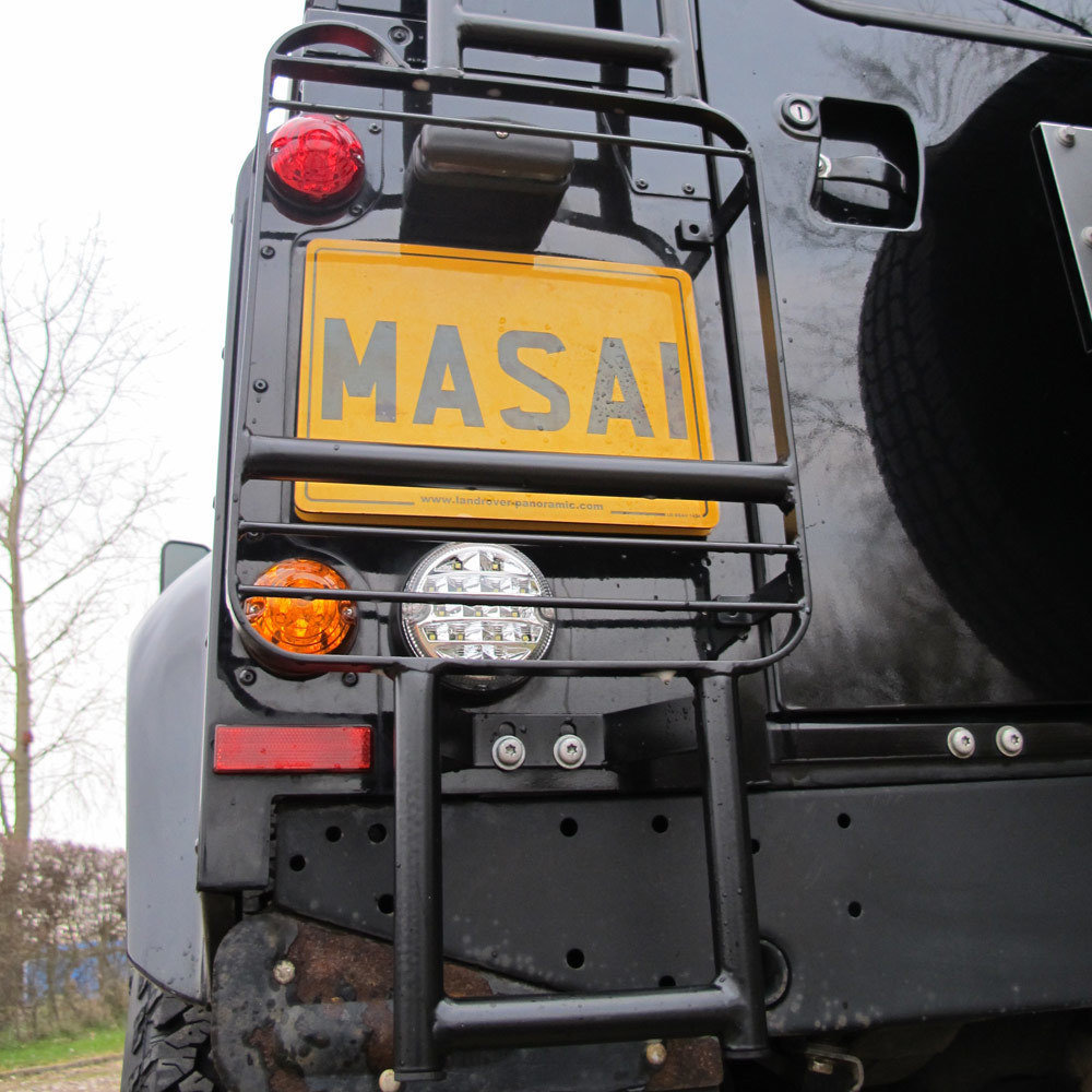 Roof Ladders for Land Rover Defender – Rear Access Roof Ladder – Masai ...