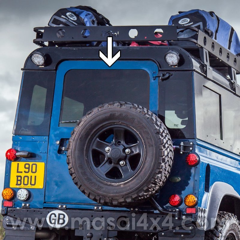Rear Door Glass – Dark Tinted & Heated for Pre 02′ Land Rover Defenders ...