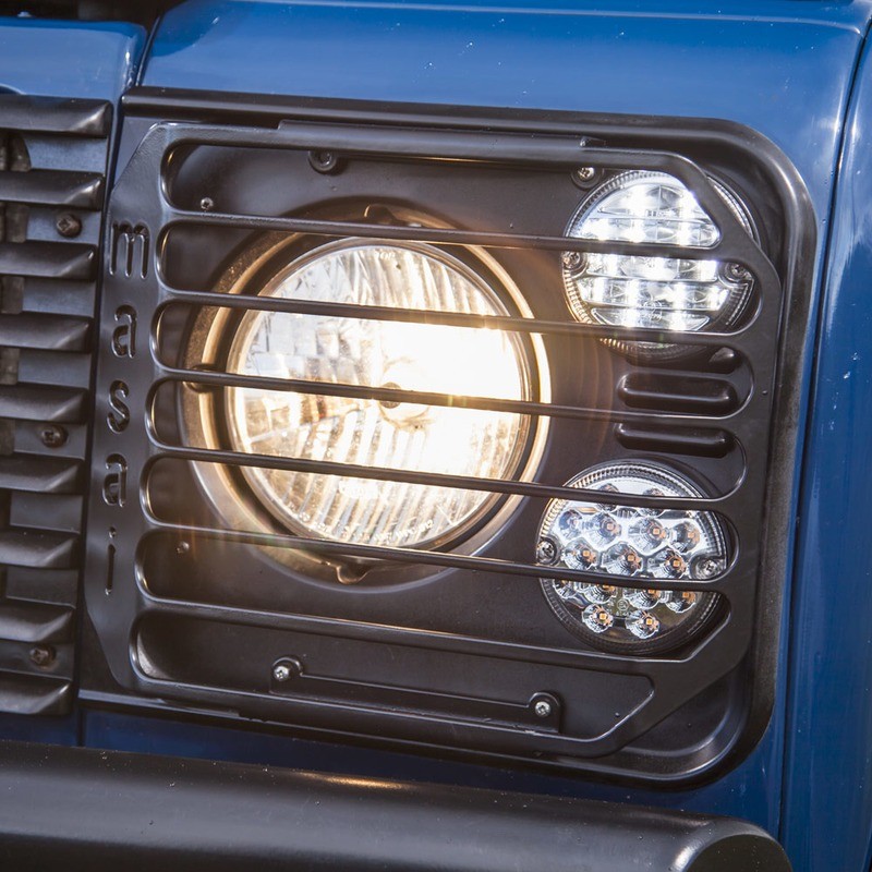 Front Lamp Guards Masai Style for Land Rover Defender – PAIR – Masai ...