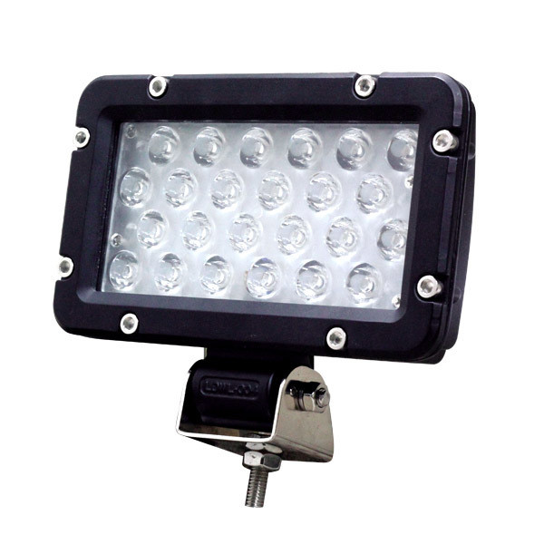 24 Watts 7.5″ Rectangular Work Light 24 Epistar LEDs – Flood Beam ...