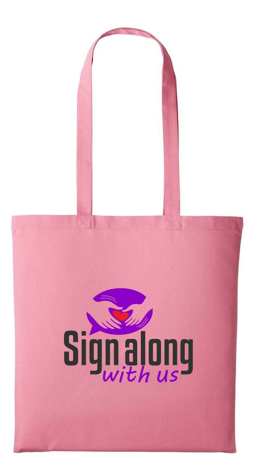 Sign Along With Us Signature Tote Bag