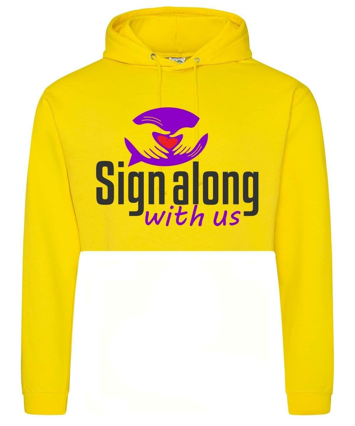 Sign Along With Us Signature Crop Hoody