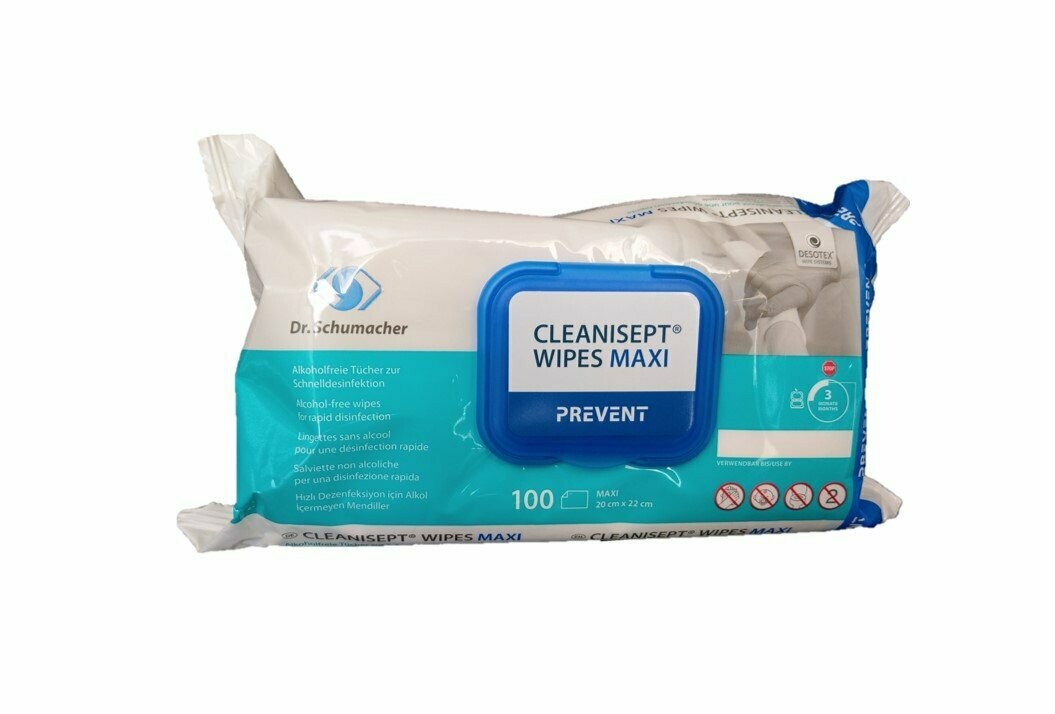 Cleanisept Wipes Maxi Flowpack Desinfektionstücher (100 T.)