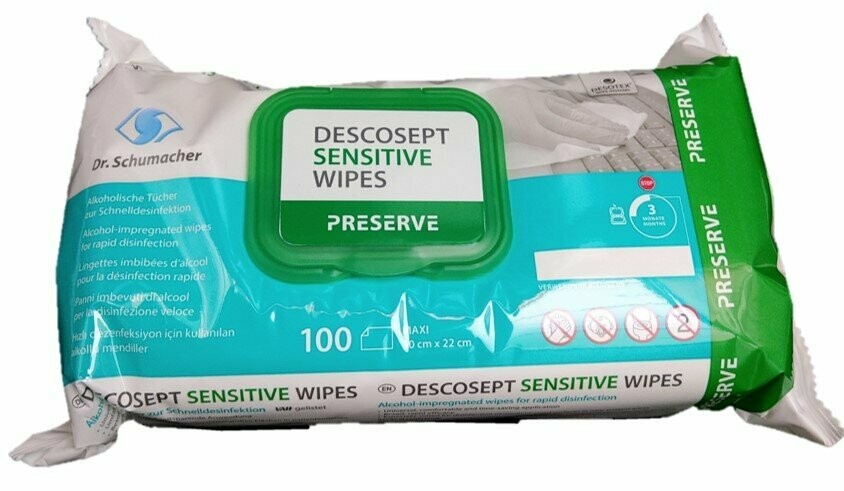 Descosept Sensitive Wipes Desinfektionstücher (100 T.)