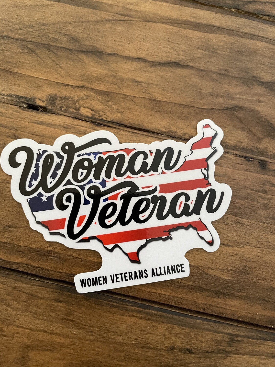 Sticker: Woman Veteran - Women Veterans Alliance Store