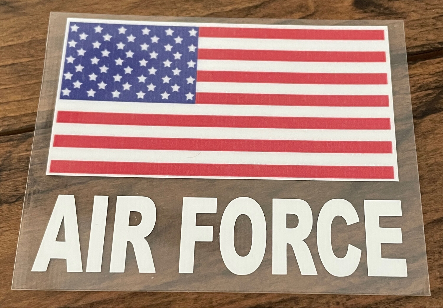 Decal- Air Force + Flag - Women Veterans Alliance Store
