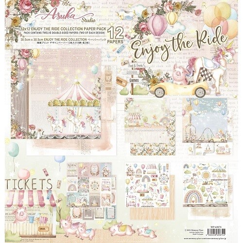 Memory - Place - Asuka Studios - Enjoy The Ride - 12 x 12 Paper Pack ...