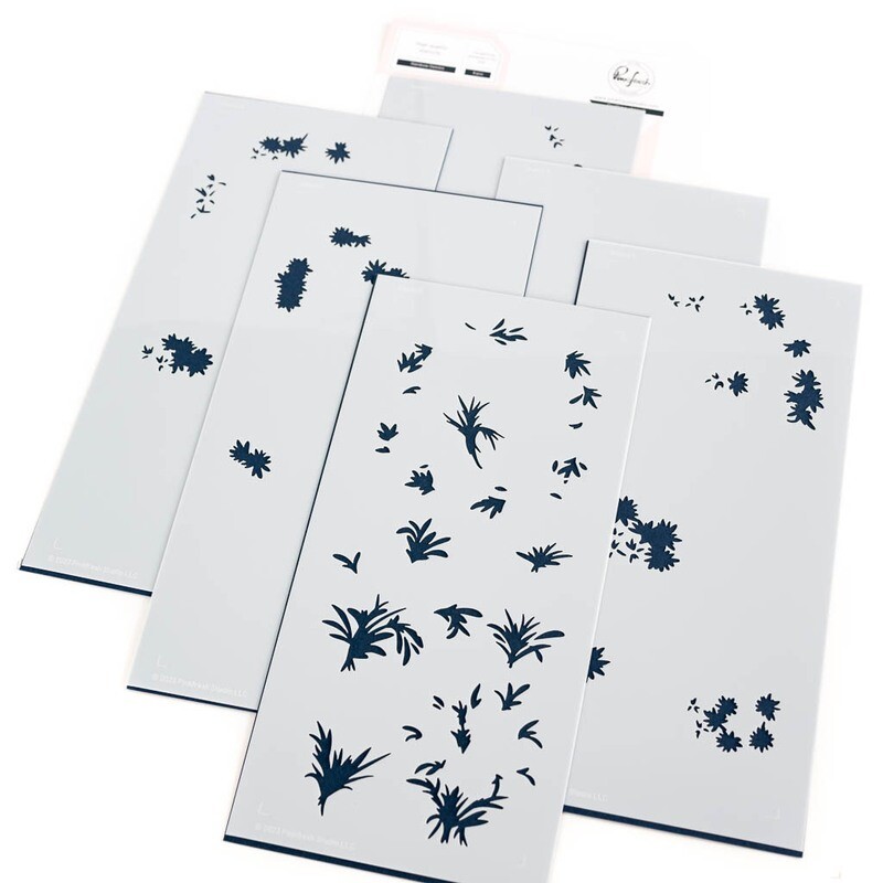 PinkFresh Studio - Rainbow Daisy - Layered Stencil - (Mar 23) - 196223 ...