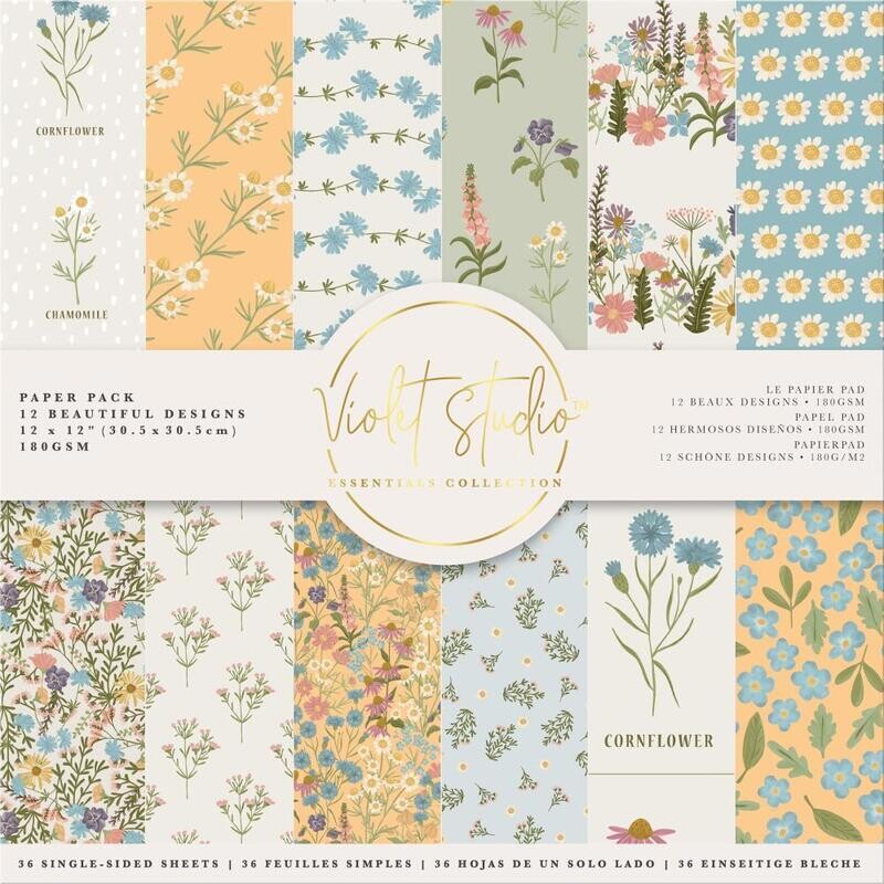 Crafters Companion - Violet Studio - Amongst The Wildflower Collection ...