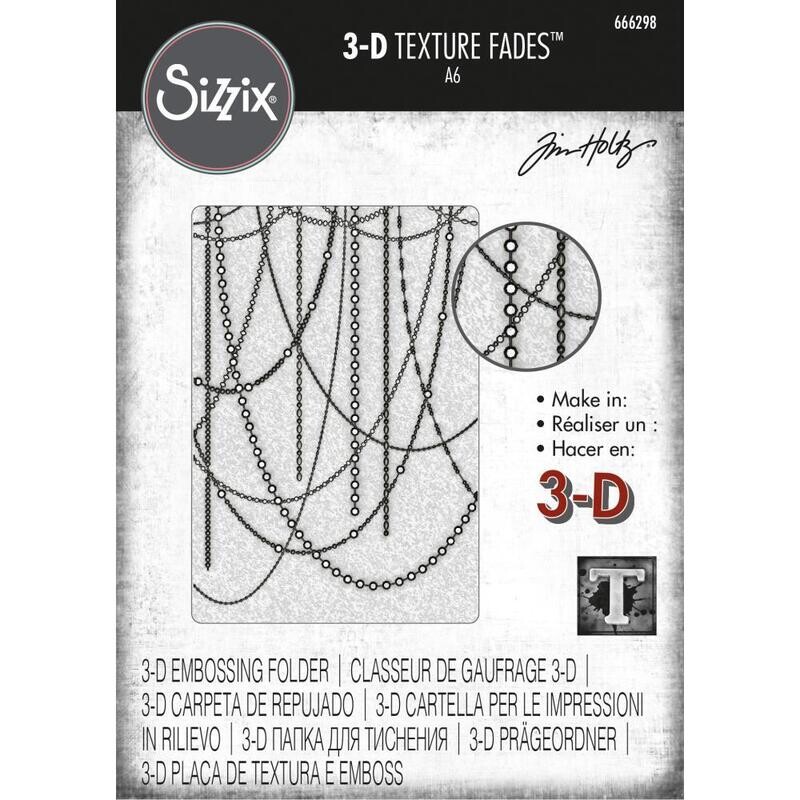 Sizzix & Tim Holtz - 3D Embossing Folder - Sparkle - 666298