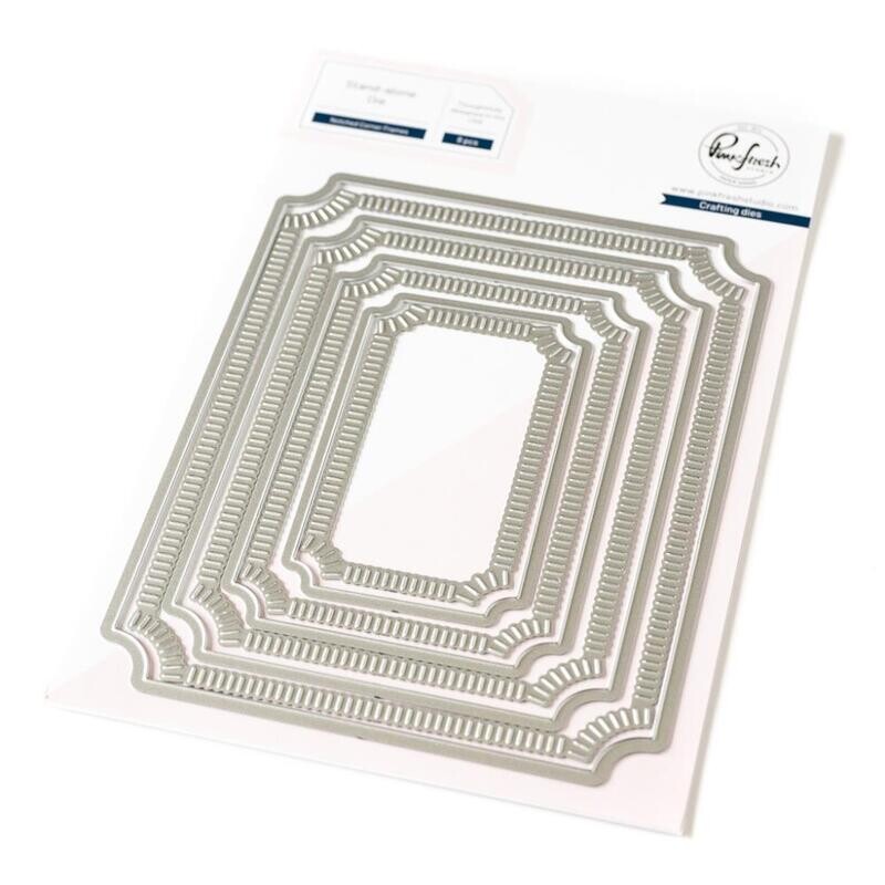 PinkFresh Studio - Essentials - Notched Corner Frame Set - Die Set ...