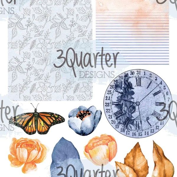 3 Quarter Designs - Mini Project Sheet - Dusky - 038
