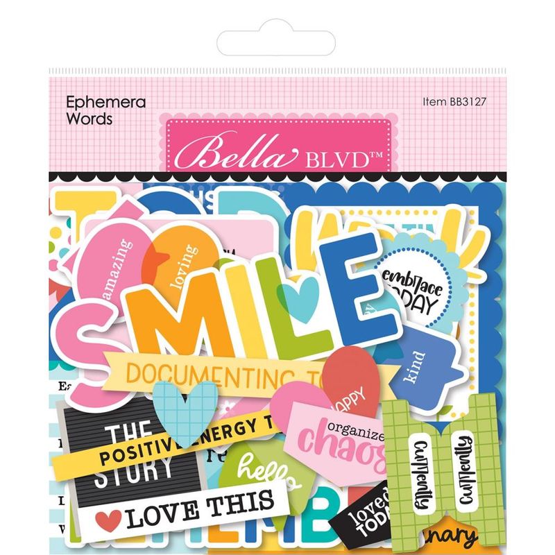 Bella Blvd - Documented Collection - Die Cuts - Ephemera Words - BB3127 ...
