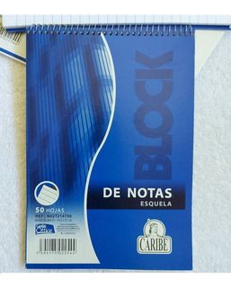 CARIBE BLOCK DE NOTAS DE BOLSILLO 50HOJA – Sucasa En Línea