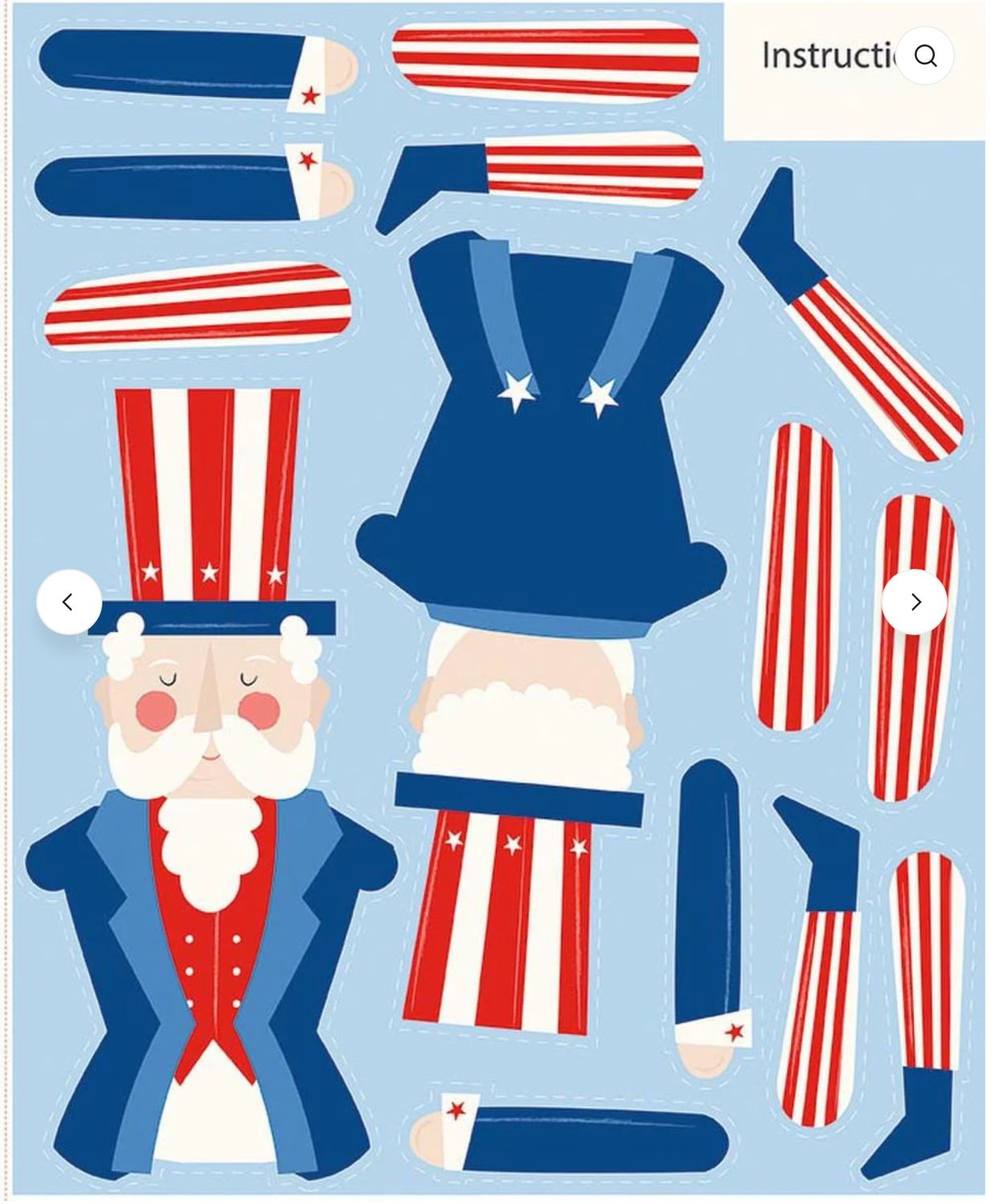 Uncle Sam Plush Panel P17206 – Store – HollyDee Quilts