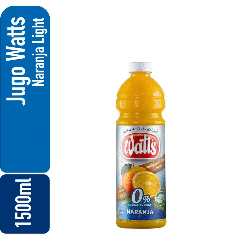 Jugo Watts Naranja Light 1,5 Lts