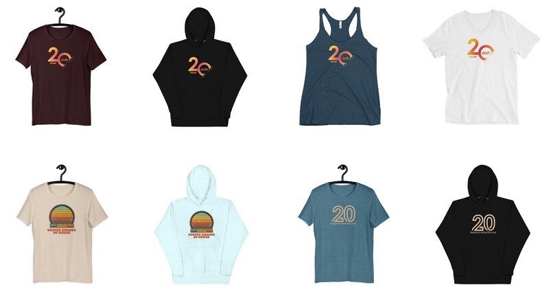 "20 Years Deeper Shades Of House" Merch Collection