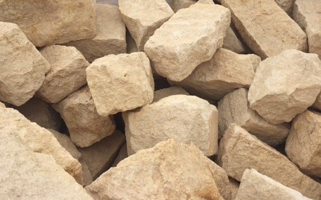 Cotswold Buff Cream Random Real Stone Cladding Slips