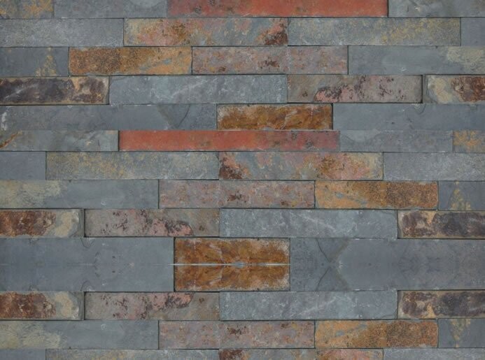 3D Multicoloured Panels | Real Brick Cladding