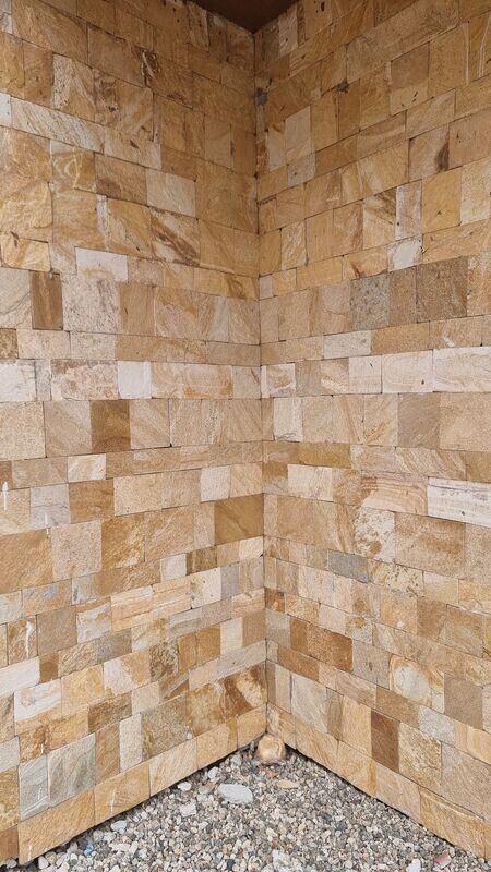 Natural Stone Cladding Slips. Exterior Wall Bricks | Real Brick Cladding