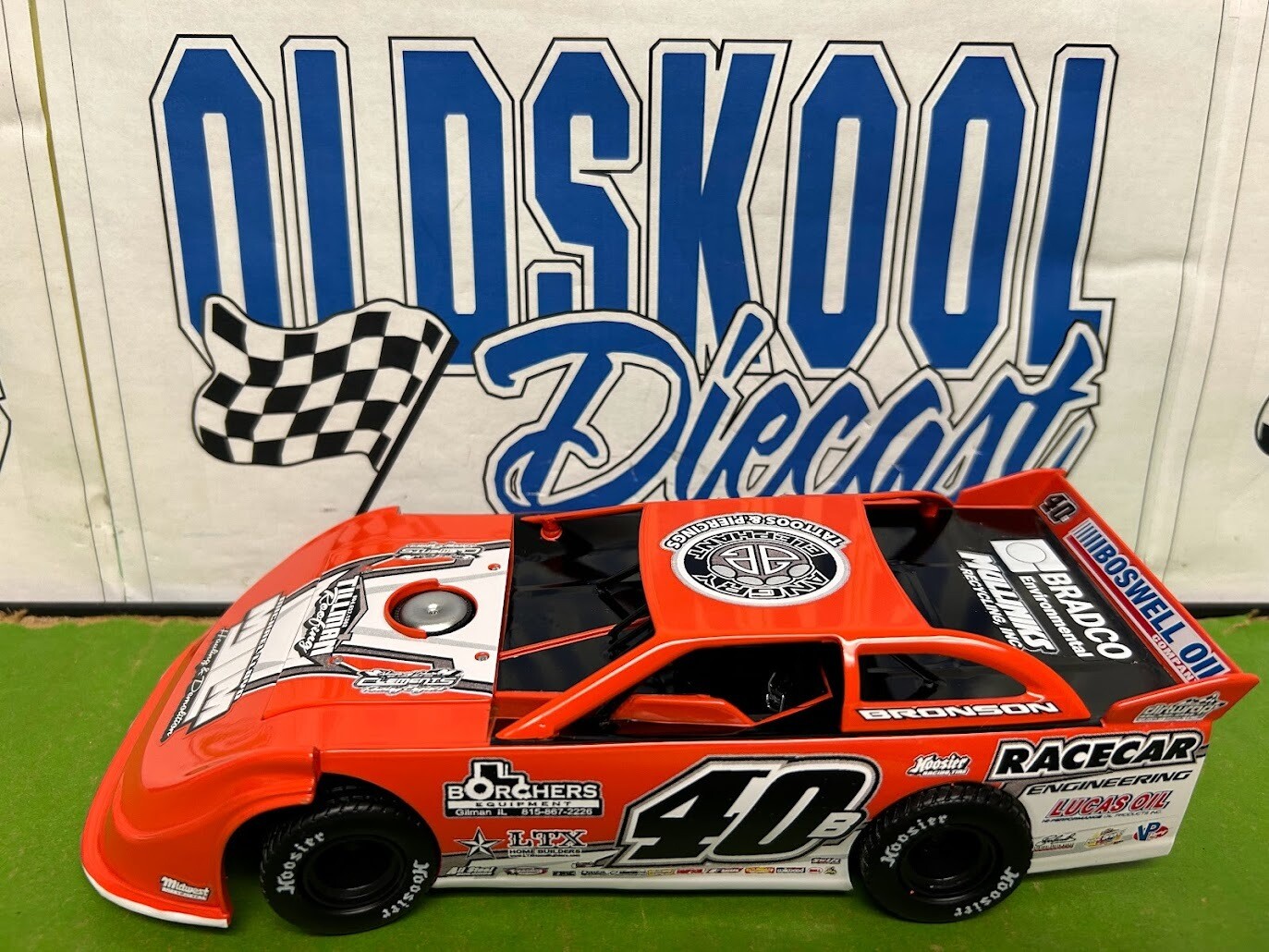 Kyle Bronson #40B 2024 Late Model Dirt 1:24 scale Kyle Bronson #40B 2024 Late Model Dirt 1:24 scale