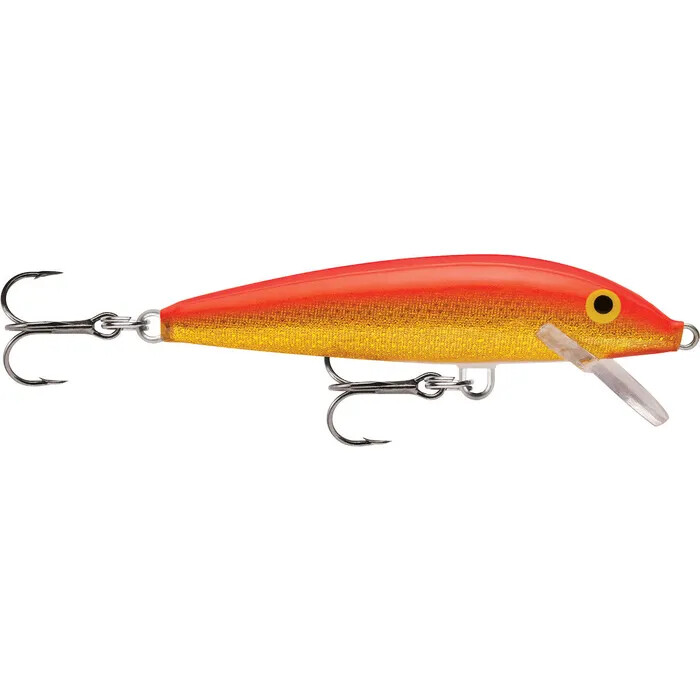 RAPALA ORIGINAL F03 GOLD FLUORESCENT RED