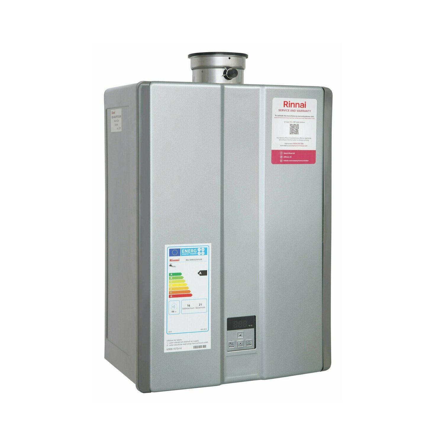 N1600E Rinnai External Condensing water heater | Factory Heaters