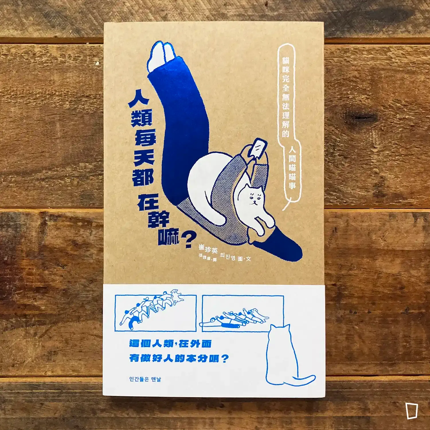 崔珍英《人類每天都在幹嘛？》 - 紙本分格實體店 zbfghk store／實體店及網絡商店