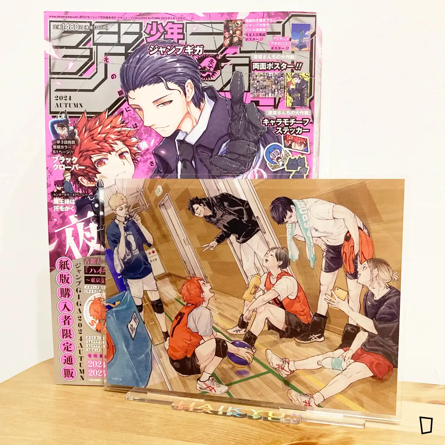 特典：「排球少年 !!」《JUMP GIGA》 2024 AUTUMN（日本雜誌） - 紙本分格實體店 zbfghk store／實體店及網絡商店